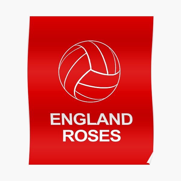 "England Roses Netball World Cup design" Poster for Sale by GetItGiftIt ...