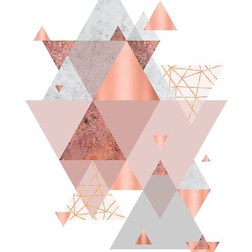 "Blush Pink Geo" Throw Pillow for Sale by UrbanEpiphany | Redbubble