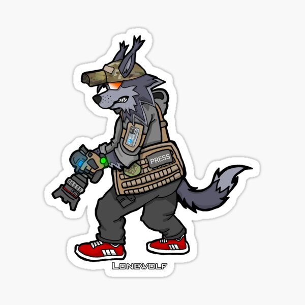 "Tactical Wolf Classic #07 (Press)" Sticker for Sale by TacticalWolf ...