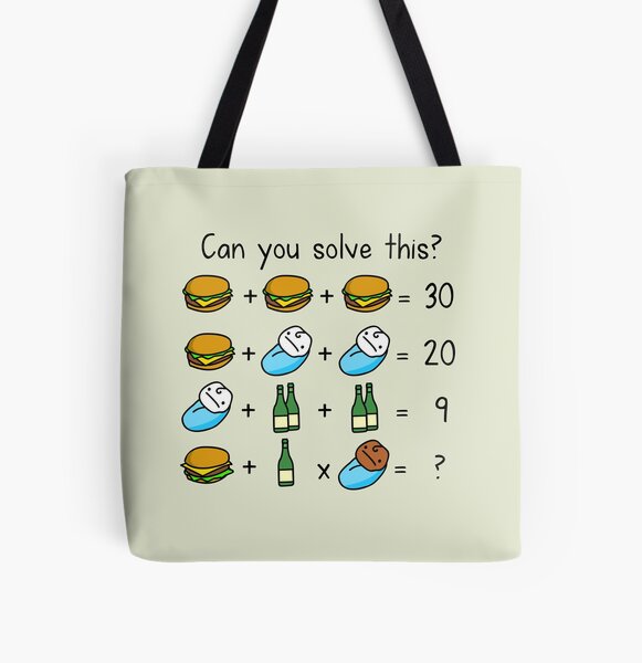 "Relevant riddle" Tote Bag for Sale by hungryfatcat | Redbubble
