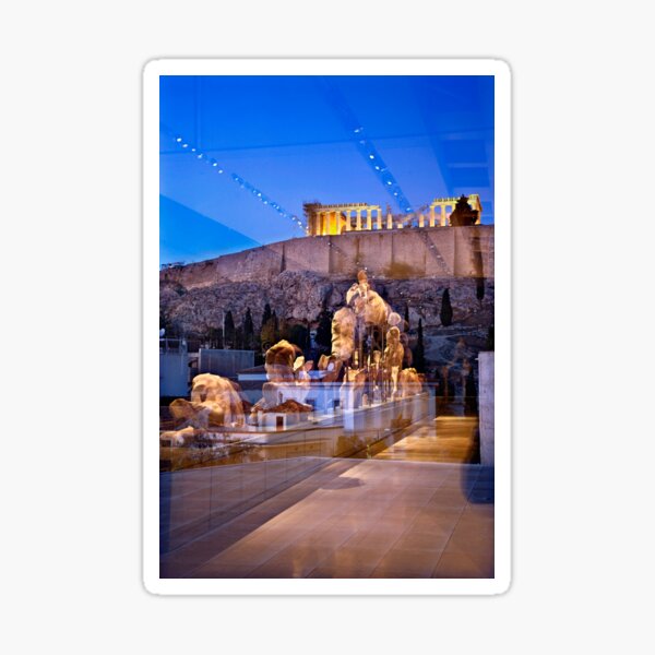 "Ancient reflections of Acropolis" Sticker for Sale by Cretense72 ...