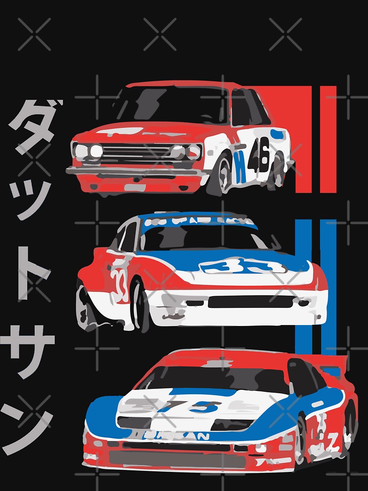 "Nissan Datsun Racing Generations" T-shirt for Sale by FromThe8Tees ...