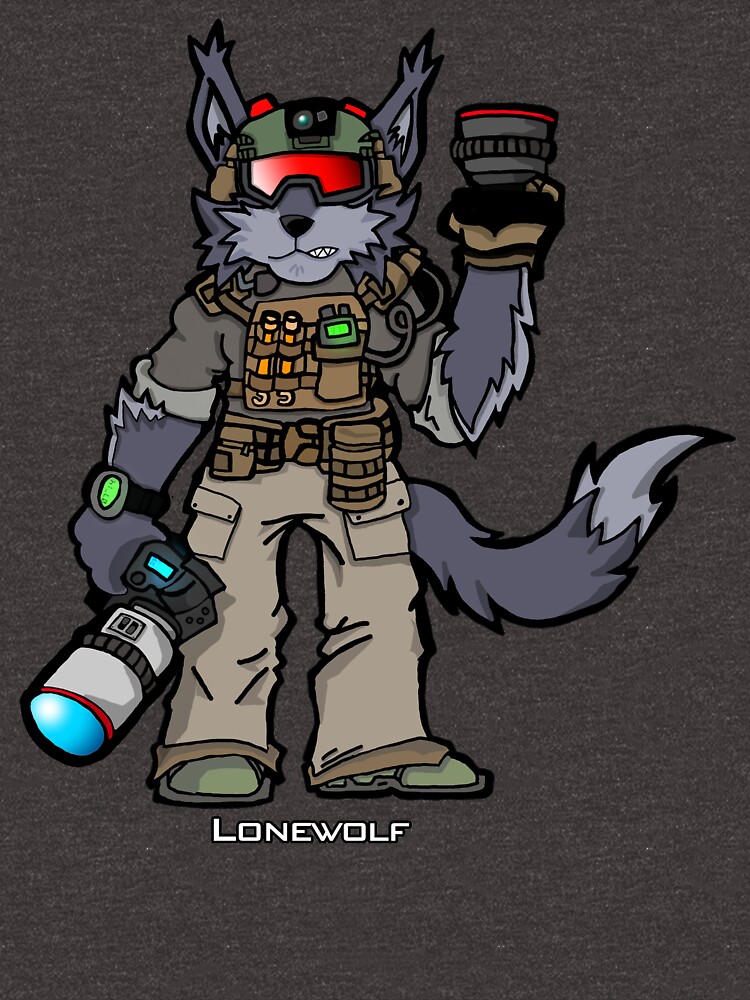 "classic Tactical Wolf " T-shirt for Sale by TacticalWolf | Redbubble ...