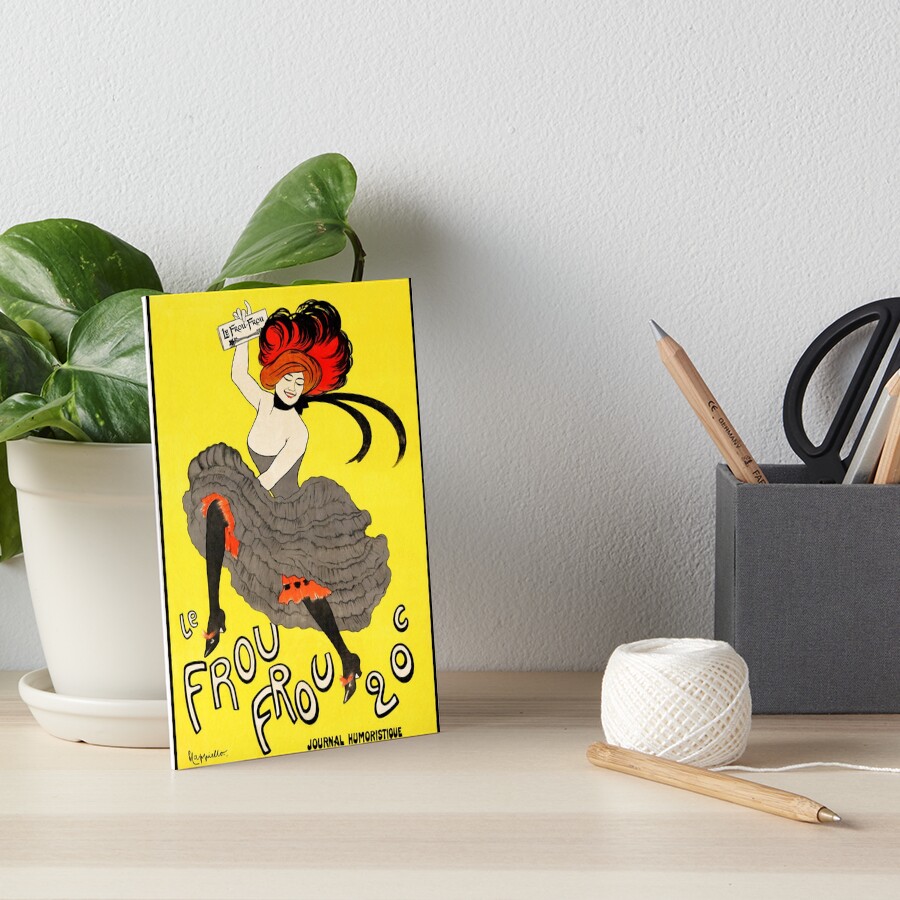 "LE FROU FROU Magazines Vintage French Advertisement" Art Board Print ...