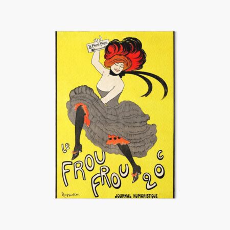 "LE FROU FROU Magazines Vintage French Advertisement" Art Board Print ...