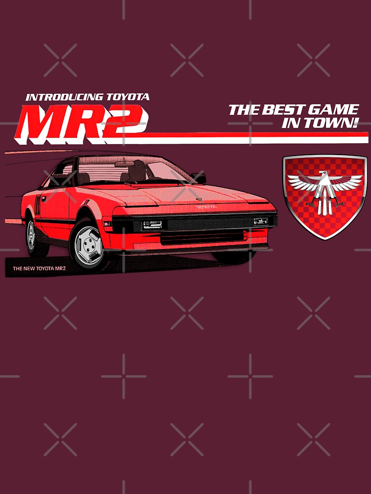 "TOYOTA MR2" T-shirt for Sale by ThrowbackMotors | Redbubble | toyota t ...