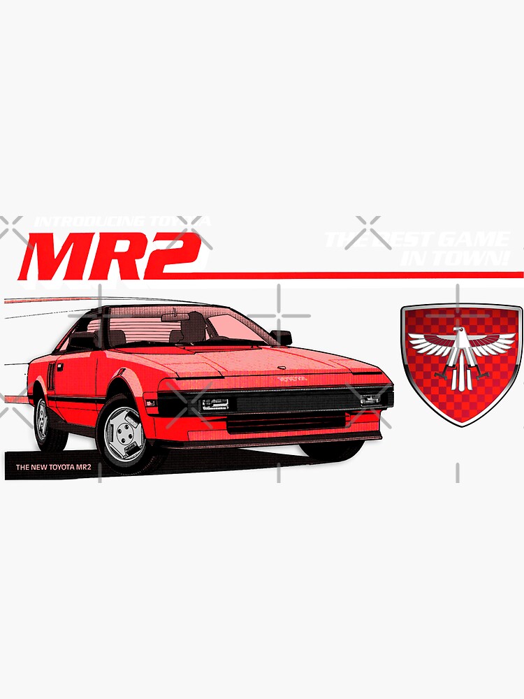 "TOYOTA MR2" Sticker for Sale by ThrowbackMotors | Redbubble