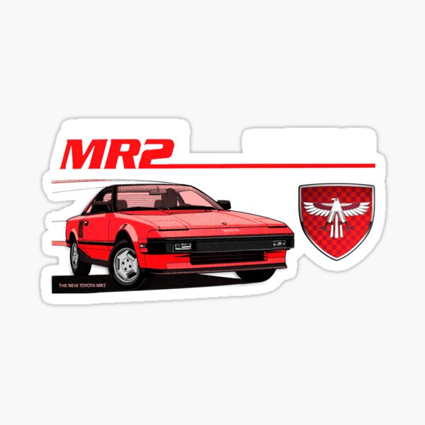 "TOYOTA MR2" Sticker for Sale by ThrowbackMotors | Redbubble
