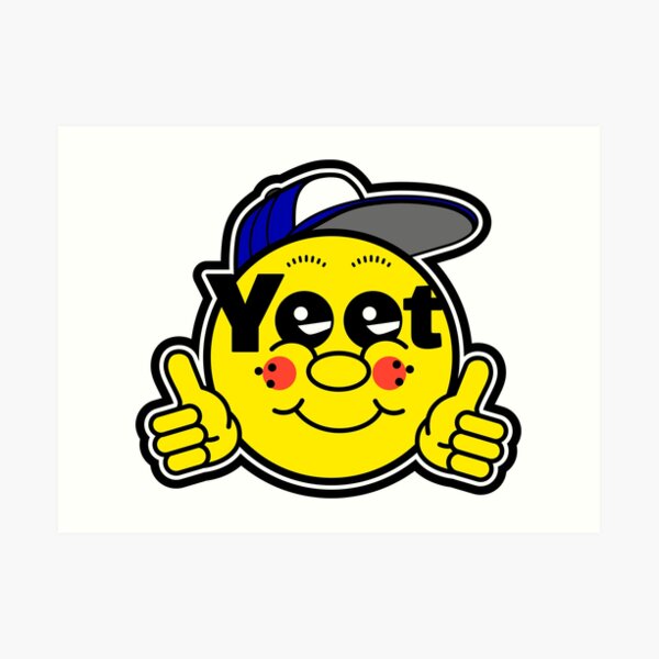 Yeet Emoji Art Prints | Redbubble
