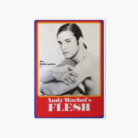 "Vintage Andy Warhol Flesh Movie Poster design with Joe Dallesandro ...