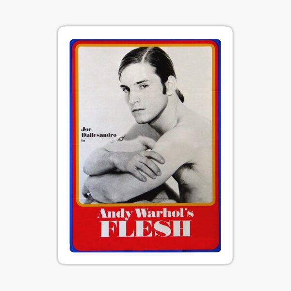 "Vintage Andy Warhol Flesh Movie Poster design with Joe Dallesandro ...