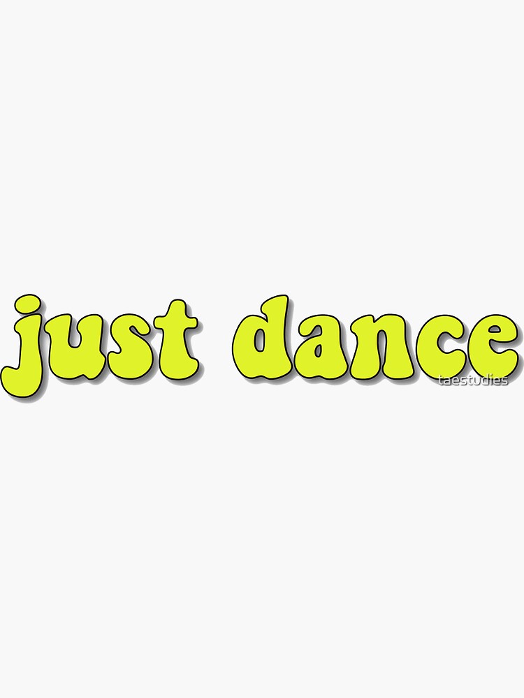 "bts just dance " Sticker for Sale by taestudies | Redbubble