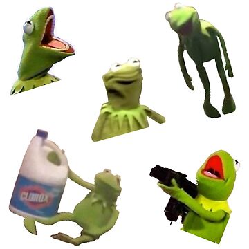 "Wacky Kermit Meme sticker pack" Sticker for Sale by avaadanielss | Redbubble