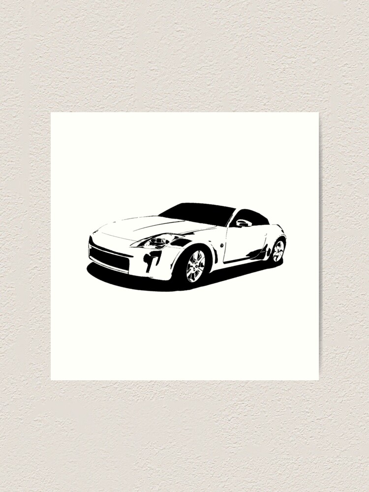 "Nissan 350Z" Art Print for Sale by dominikz96 | Redbubble