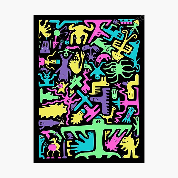 Lámina fotográfica « El segundo diseño en mi serie colectiva Creature ...