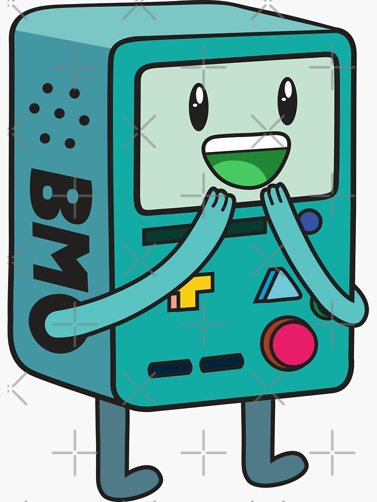 "BMO" Sticker for Sale by plushism | Redbubble