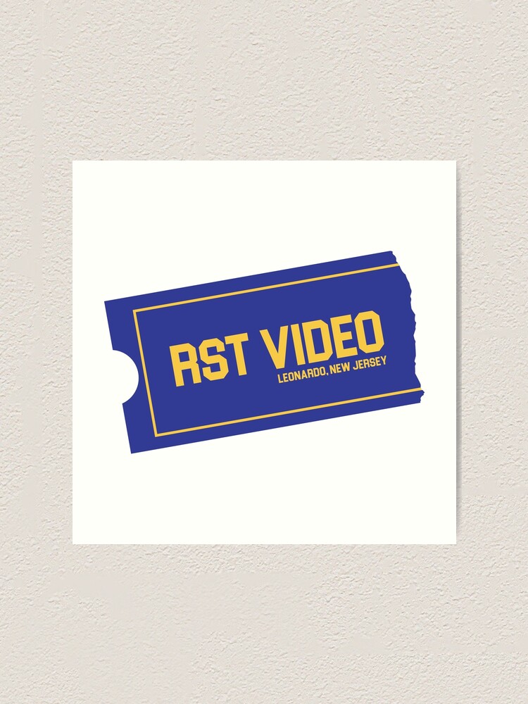 "Clerks - RST Video in Blockbuster Style" Art Print by 90s-Mall | Redbubble