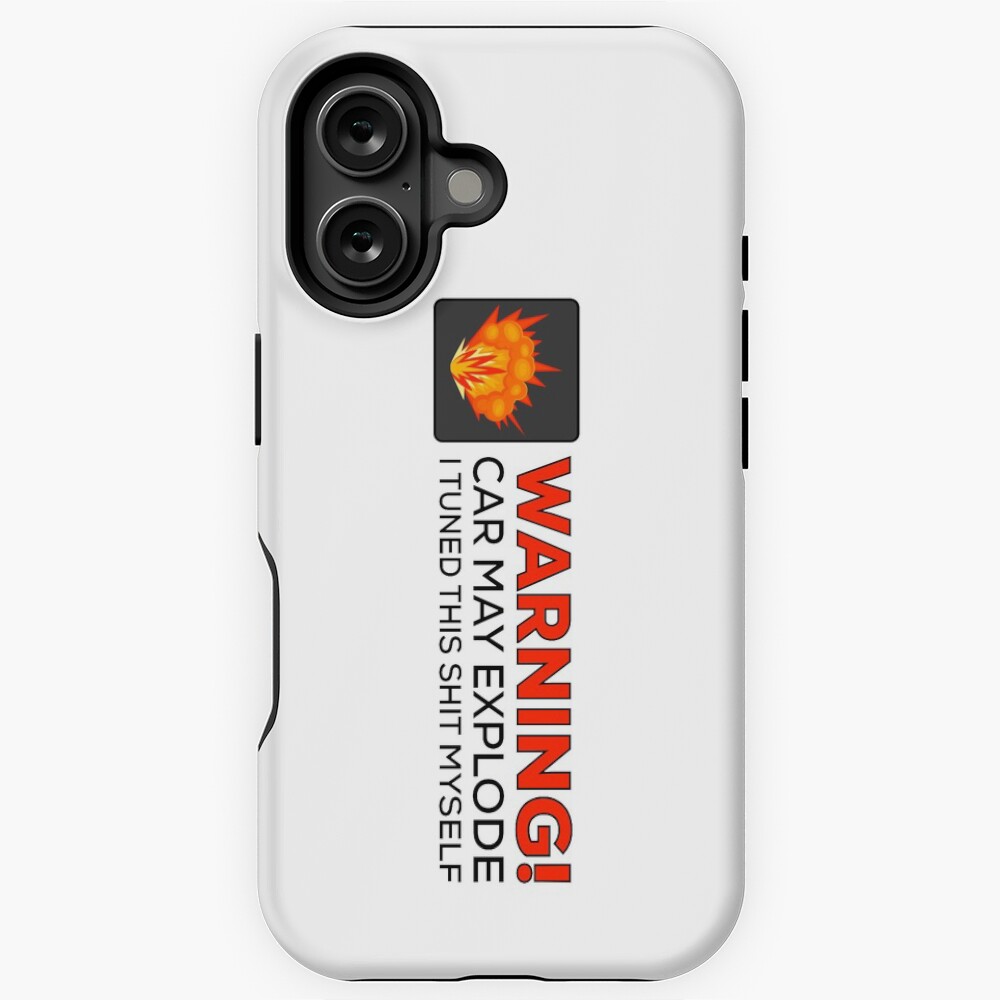 "Warning car may explode" Sticker for Sale by Keyur44 | Redbubble