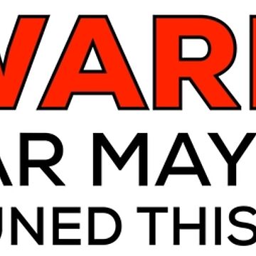 "Warning car may explode" Sticker for Sale by Keyur44 | Redbubble