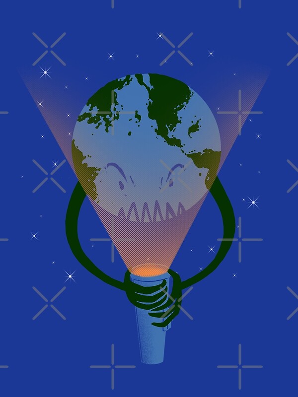 "Scary earth" by barmalisiRTB | Redbubble