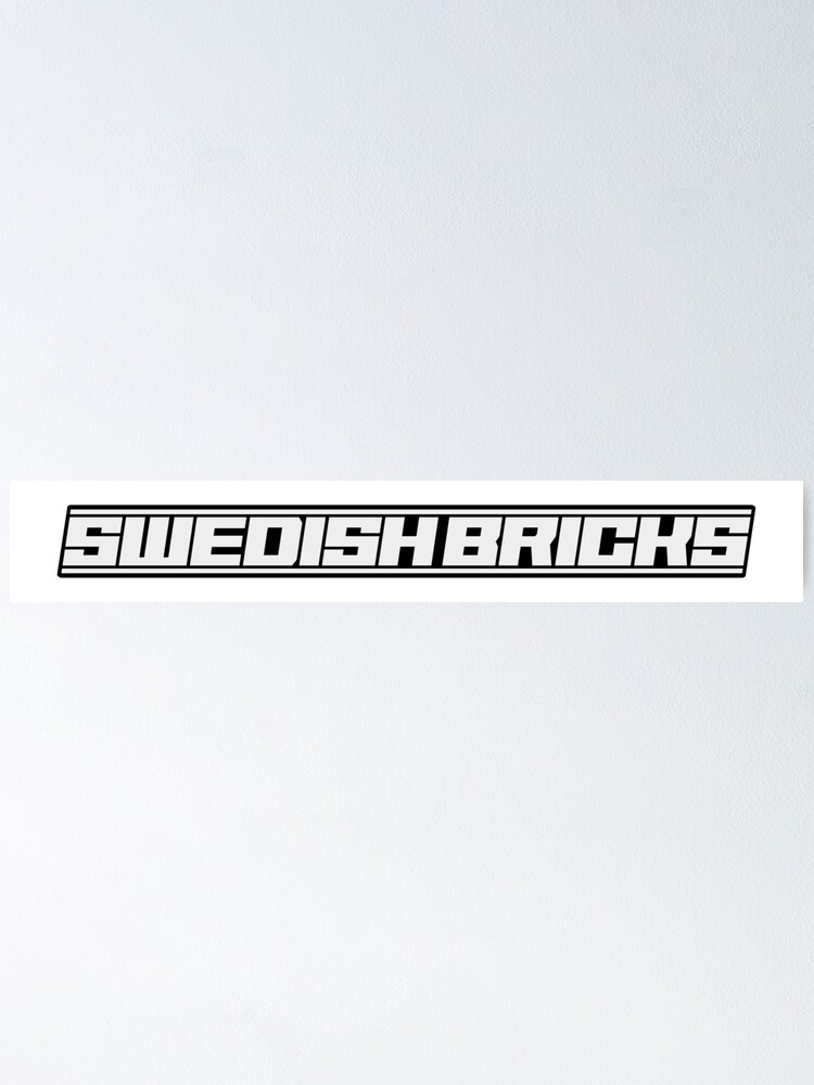 "Swedish Bricks Text" Poster by l13psna | Redbubble