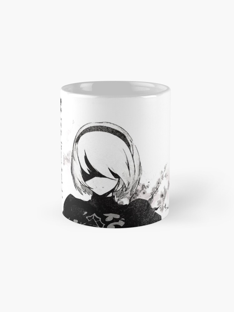 "NieR:Automata 2B Japan Ink ニーア_オートマタ" Mug by Waifu-Dope | Redbubble