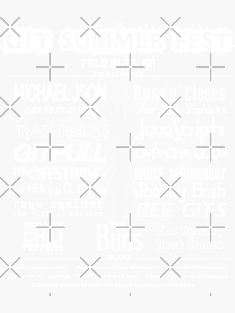 "Git Summer Festival" Sticker for Sale by Caldofran | Redbubble