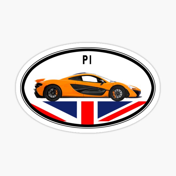 "The P1 Supercar" Sticker for Sale by rogue-design | Redbubble