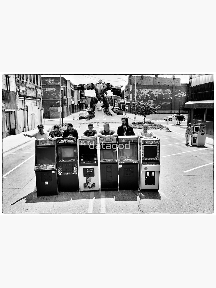 "Robots Attack" Poster for Sale by datagod | Redbubble