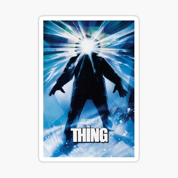 "The Thing Movie Poster" Sticker for Sale by coolhiphoptees | Redbubble