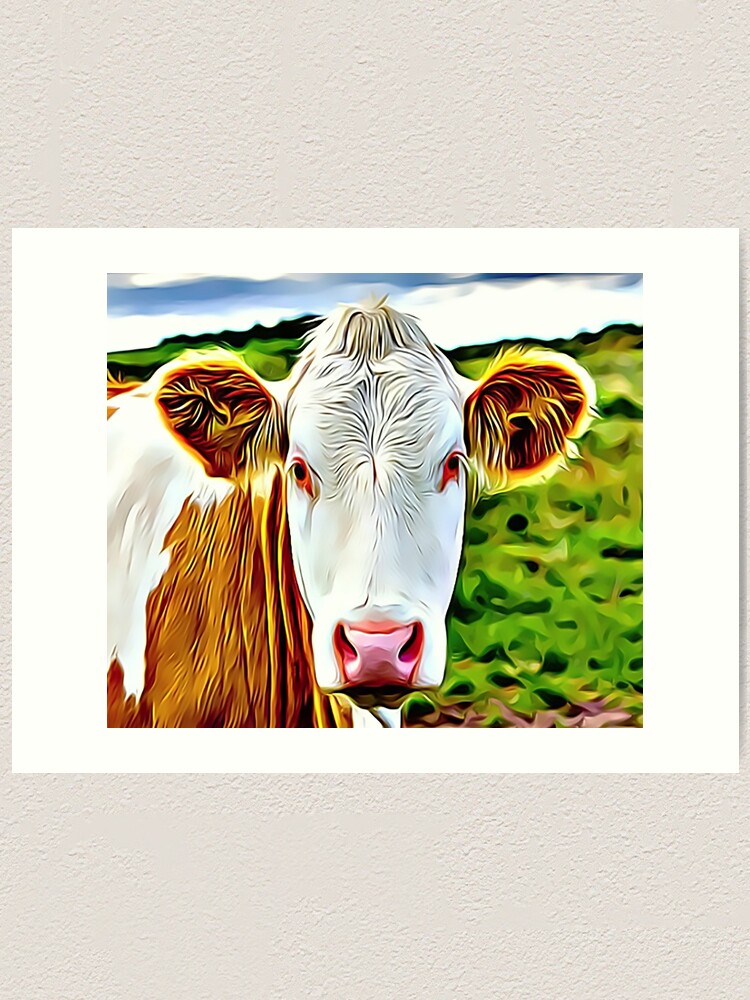 "The Jersey Dairy Cow" Art Print by Sunleil | Redbubble