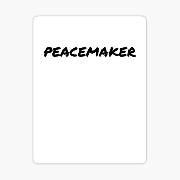 "peacemakers" Sticker by BereBernal | Redbubble