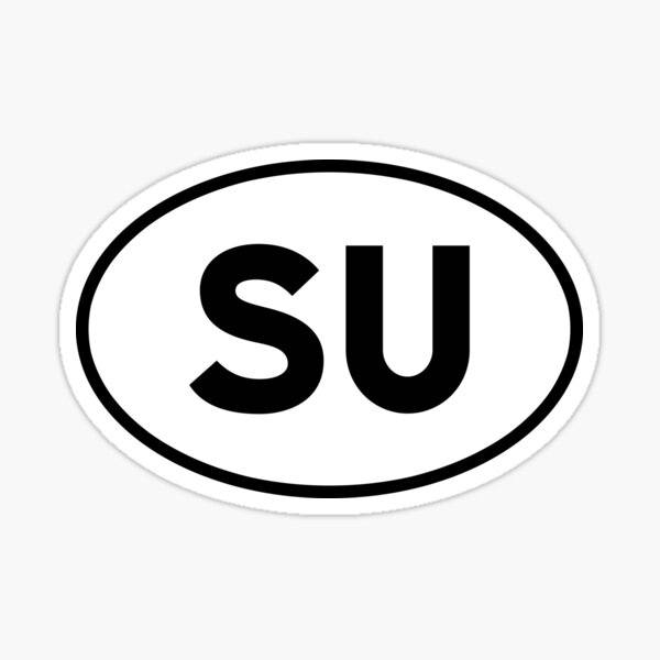 "Oval SU" Sticker for Sale by ovals2 | Redbubble