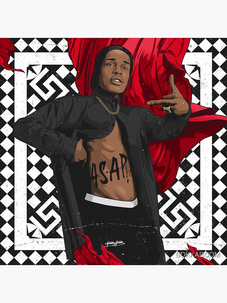 "Lord Flacko" Sticker for Sale by BOKKABOOM | Redbubble