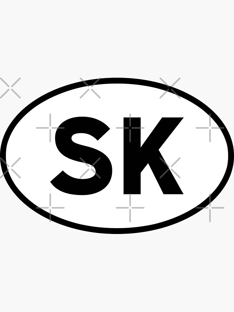 "Oval SK" Sticker for Sale by ovals2 | Redbubble