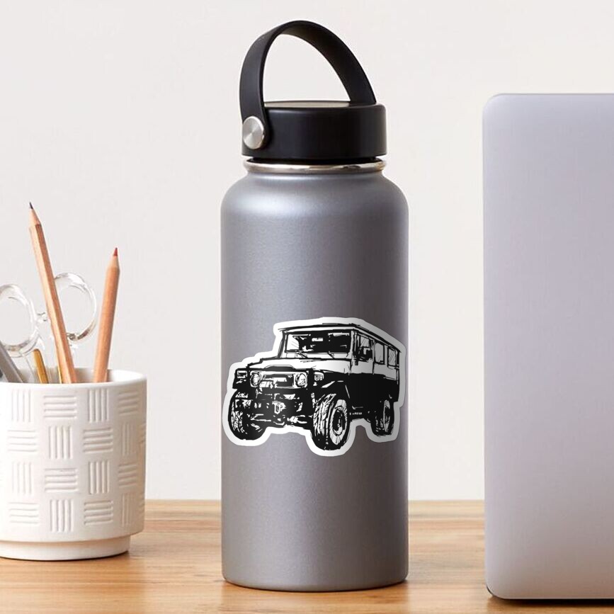 "FJ40 Troopy Drawing (BJ40)" Sticker for Sale by ChaseBig | Redbubble