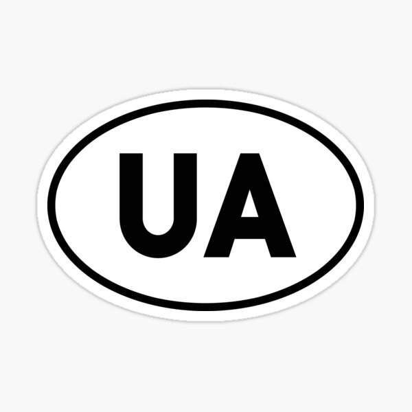 "Oval UA" Sticker by ovals2 | Redbubble