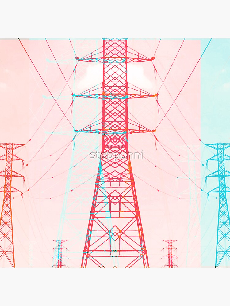 "Power Trippin'" Sticker for Sale by steppunni | Redbubble