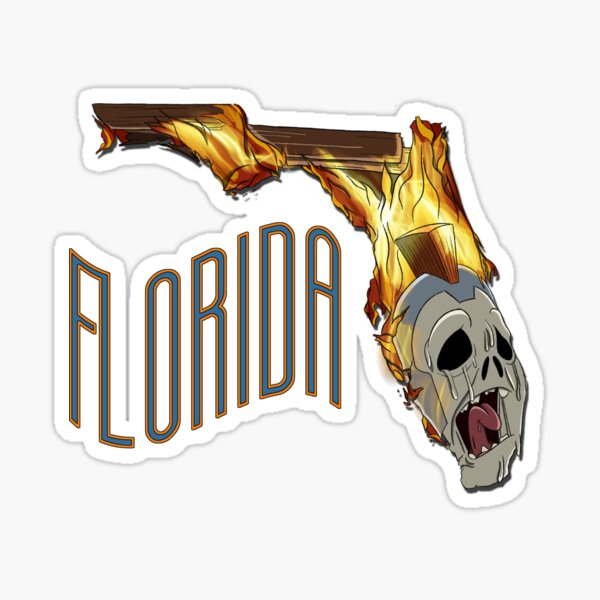 "Florida " Sticker by dannylipsky8 | Redbubble