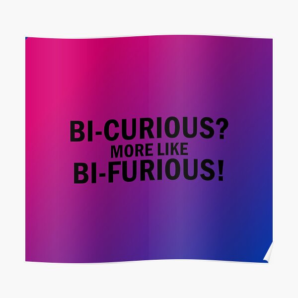"Bi-curious color" Poster by idafreja | Redbubble