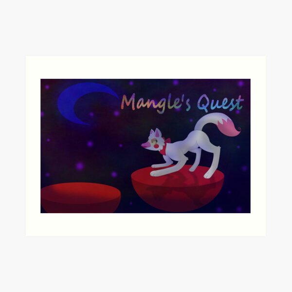 Fnaf Mangle Art Prints | Redbubble