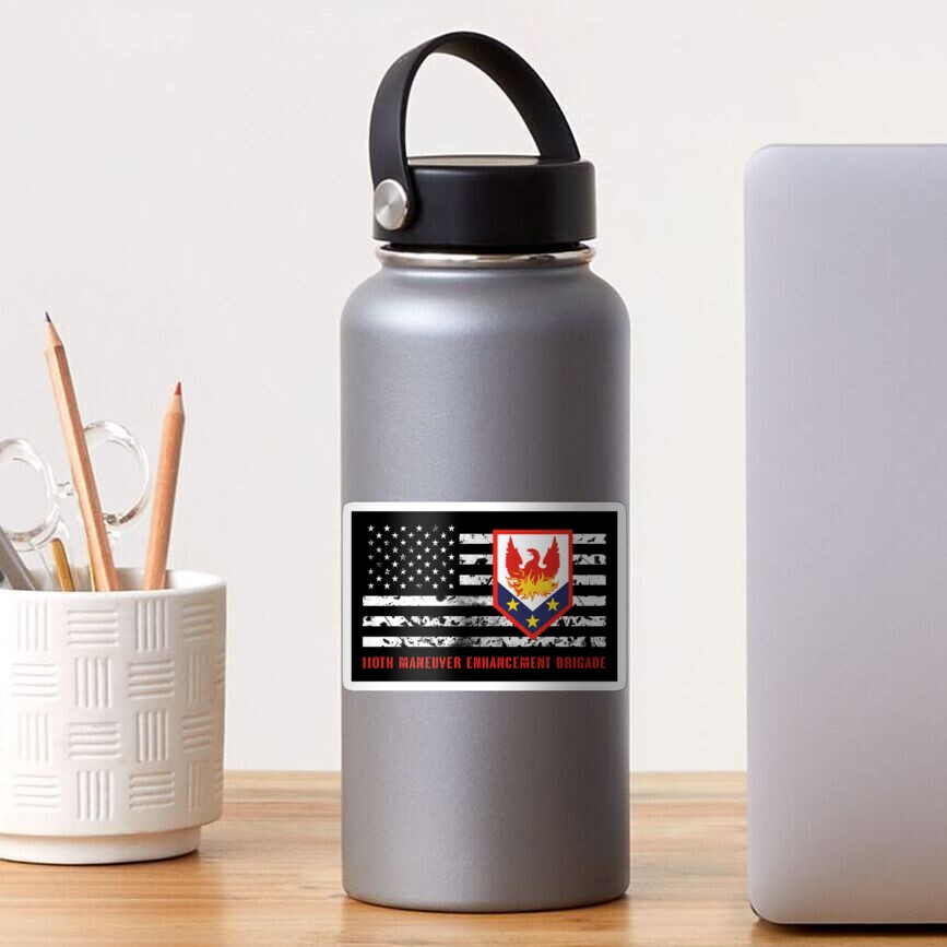 "110th Maneuver Enhancement Brigade" Sticker for Sale by MilitaryCandA ...