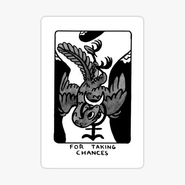 "Sigil For Taking Chances" Sticker for Sale by roseberrycomics | Redbubble