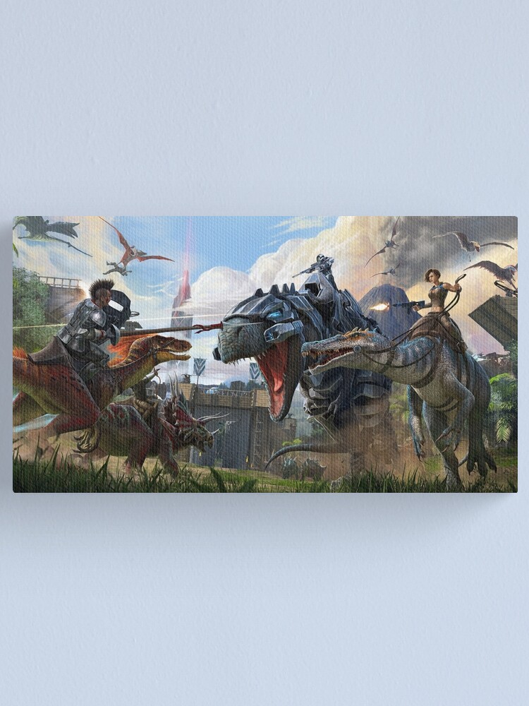 "Ark survival evolved" Canvas Print for Sale by Viskuoti | Redbubble