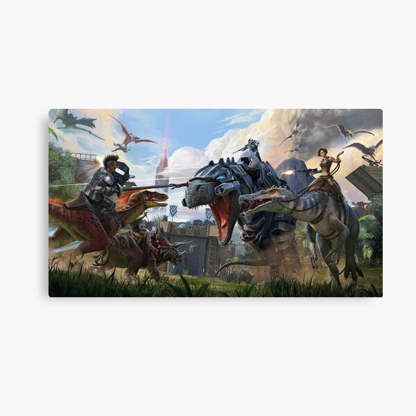 "Ark survival evolved" Canvas Print for Sale by Viskuoti | Redbubble