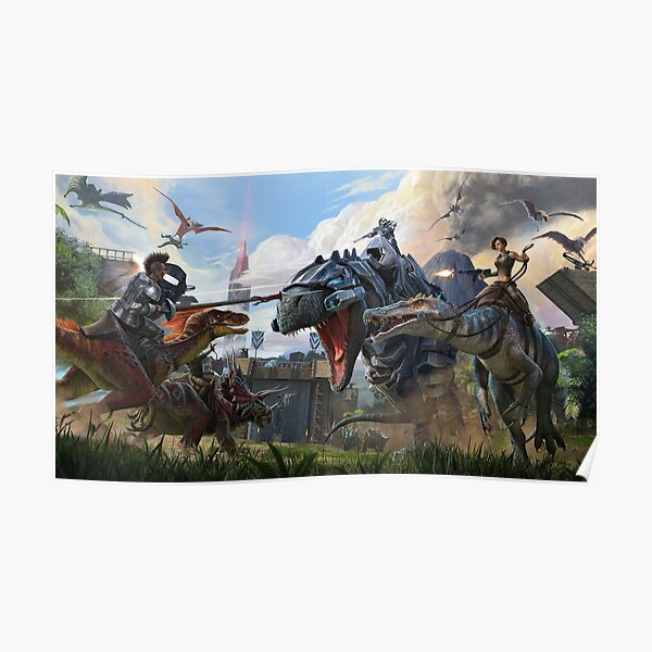 "Ark survival evolved" Poster for Sale by Viskuoti | Redbubble