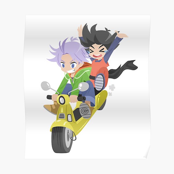 "Dragonball Z - Chibi Trunks and Goten" Poster by chocominto | Redbubble