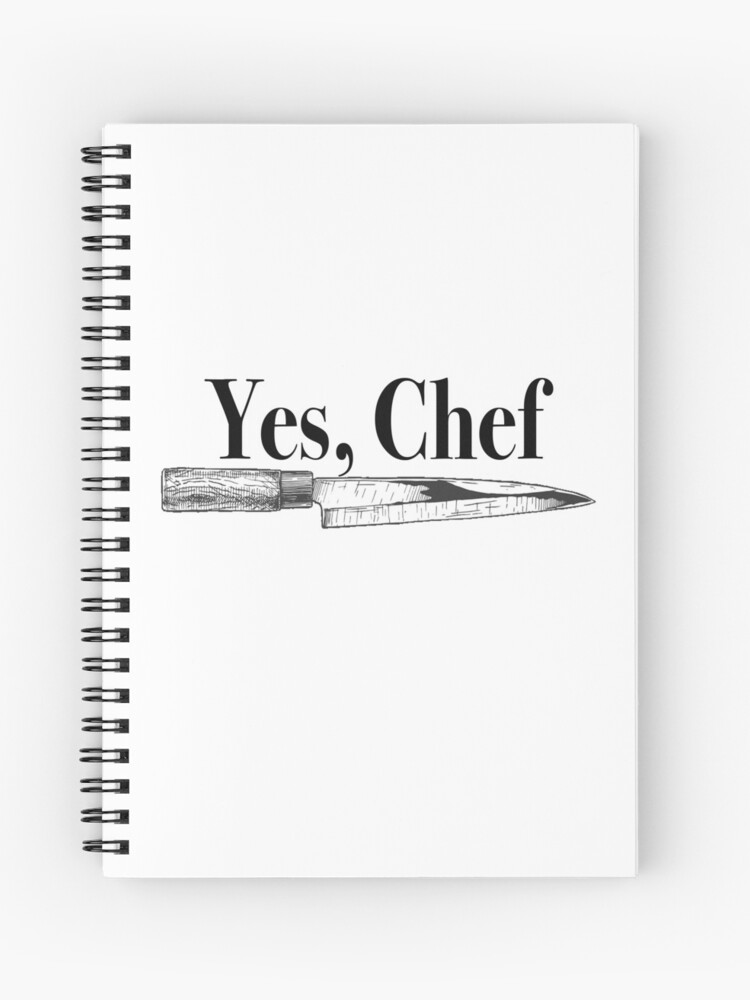 "Yes Chef" Journal for Sale by YesChef | Redbubble