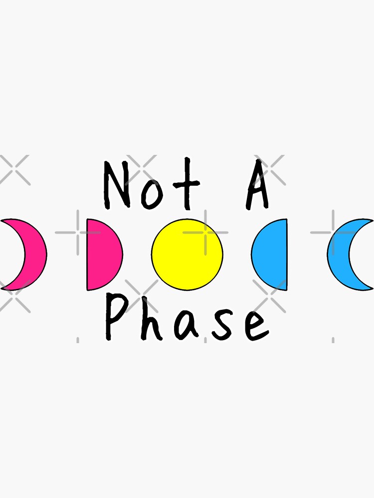 "Pan Moon Phases" Sticker for Sale by Brujx | Redbubble