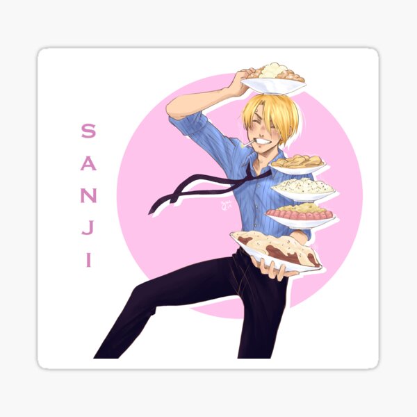 "One Piece - Sanji" Sticker for Sale by ZXER | Redbubble